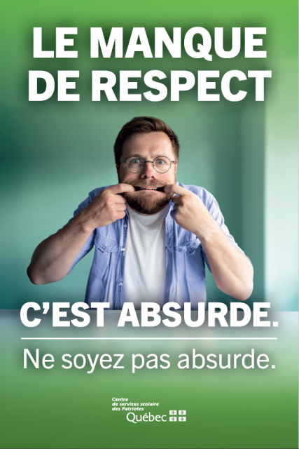 Le manque de respect, c’est absurde. Ne soyez pas absurde! | Centre de ...